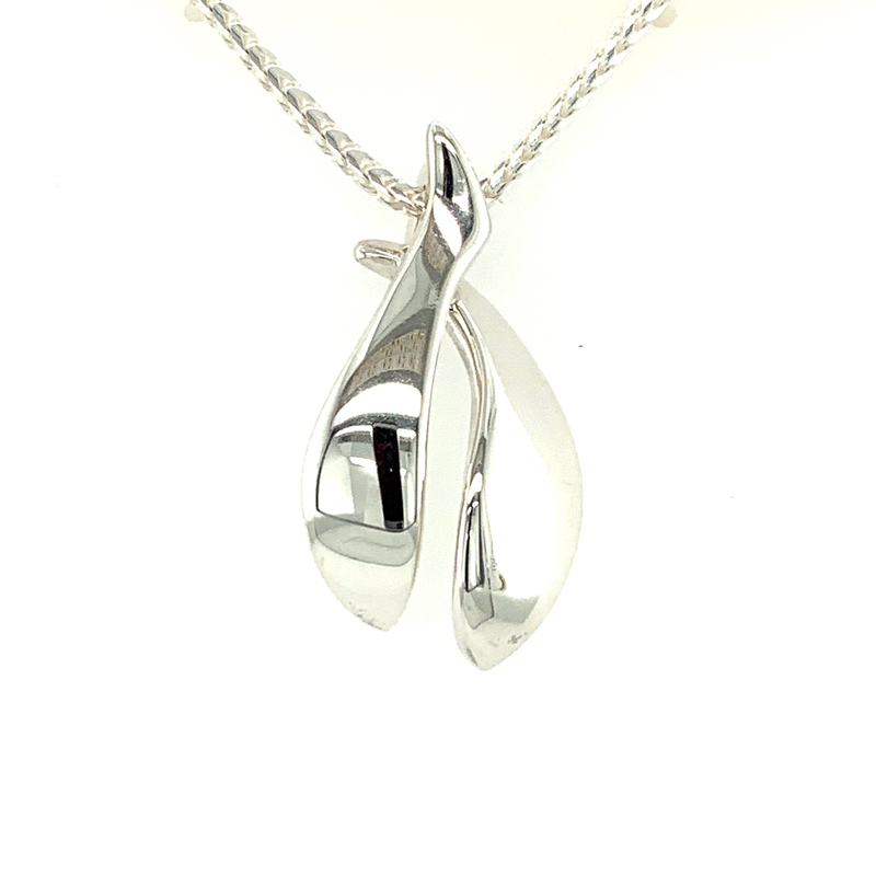 Contemporary Leaf Pendant - Declan Killen