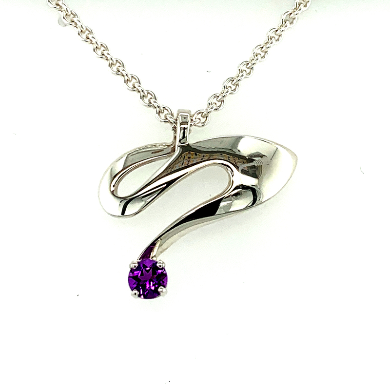 'Web Pendant' Sapphire and Diamond - Declan Killen