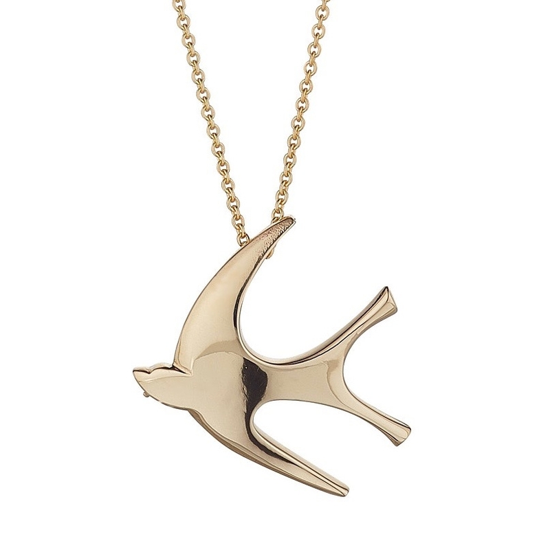 Swallow In Flight Pendant - Declan Killen