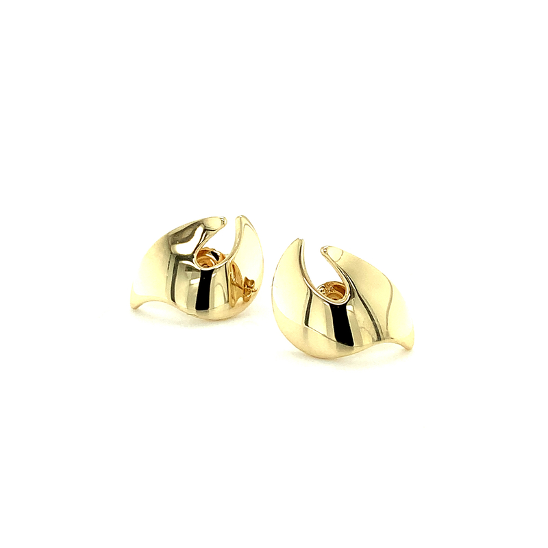 Contemporary Stud Earrings - Gold - Declan Killen