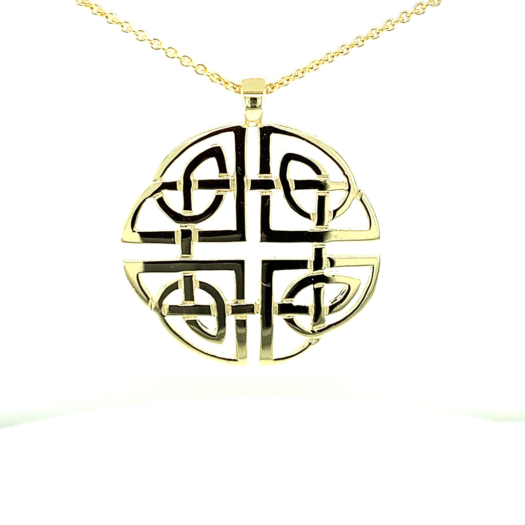 Celtic Knot Pendant 9ct Gold - Declan Killen
