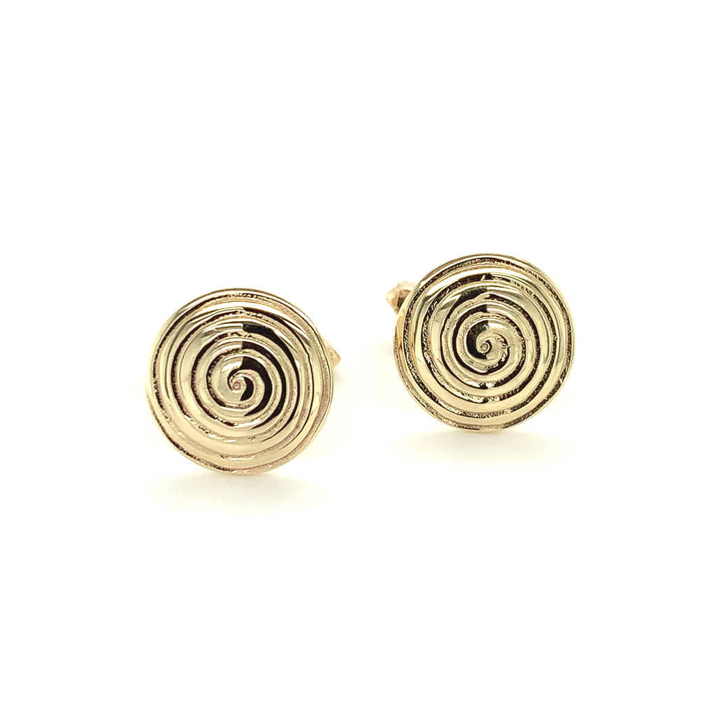Spiral of Life Cufflinks 9ct Gold - Declan Killen